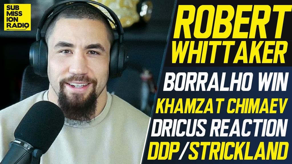 'I've Essentially Had Two Camps For This Guy' - Robert Whittaker Lays ...