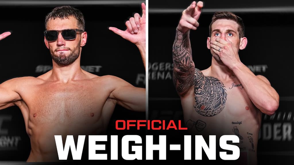 UFC Vancouver: Reinier De Ridder vs. Brendan Allen Weigh-In Results ...